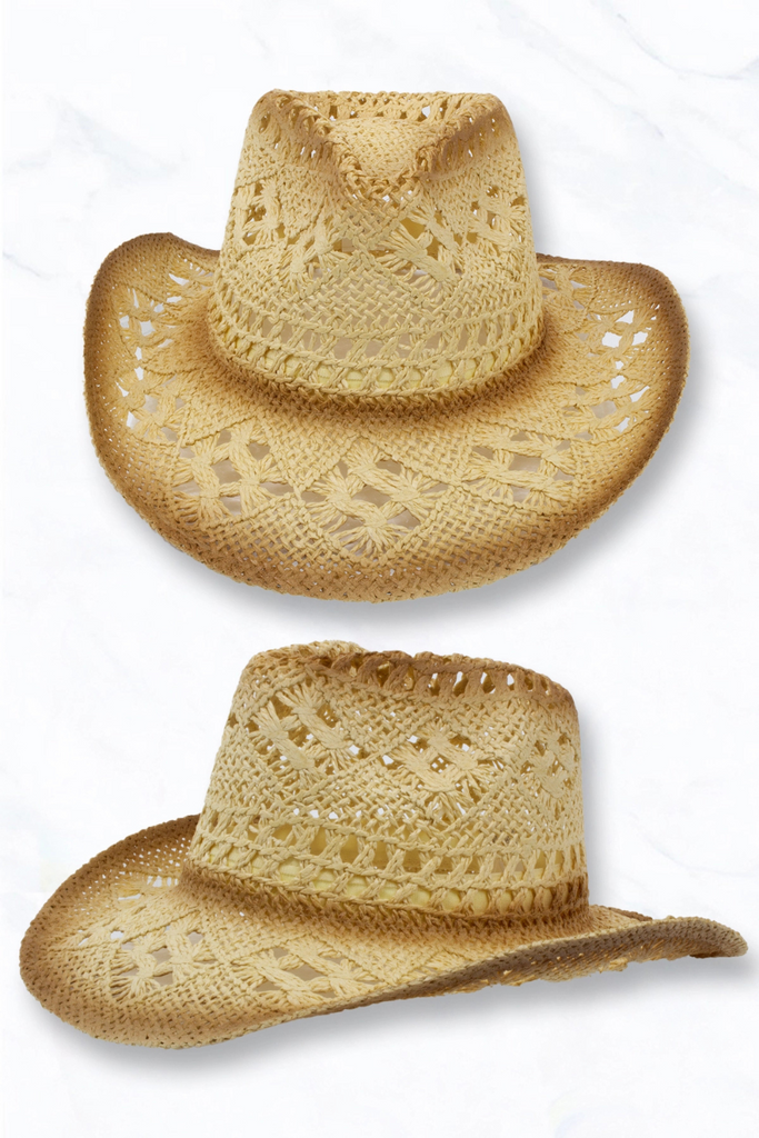 Straw Woven Cowboy Hat – Ruth and Naomi