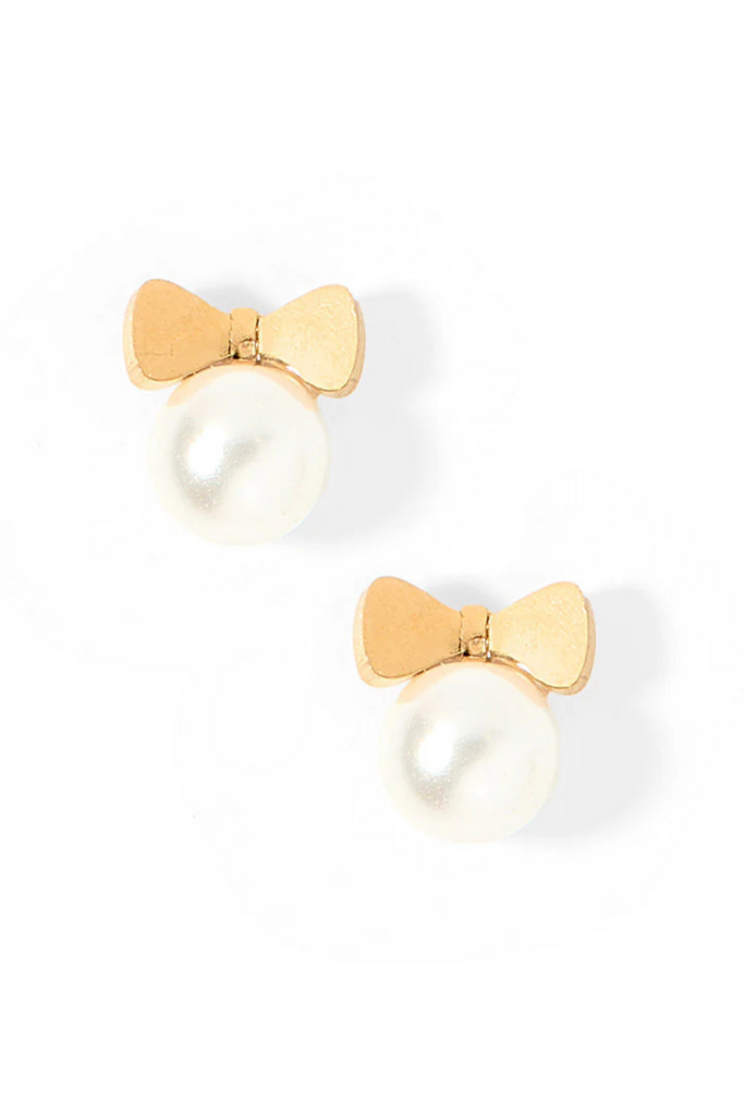Heidi Pearl Bow Stud by Linny Co – Ruth and Naomi