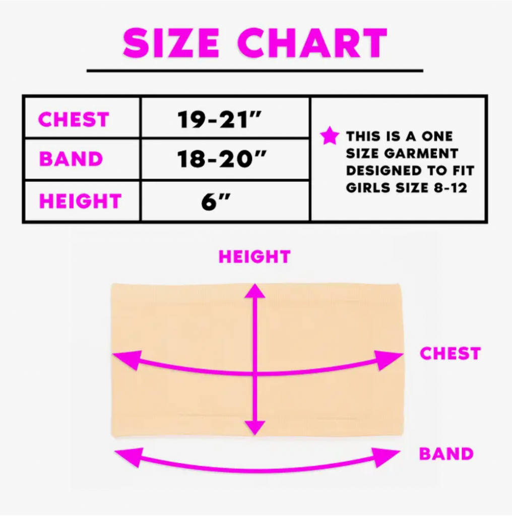 Tween Solid Bandeau – Ruth and Naomi